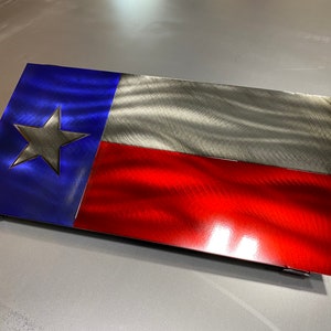 Texas Metal Flag Distressed Metal Texas Flag Battle Worn Texan Flag - Etsy