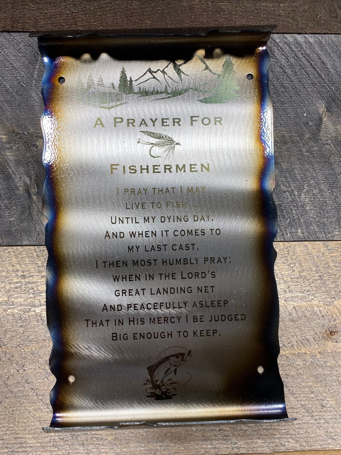 Fishermans gift fishermans prayer gift for fisherman | Etsy