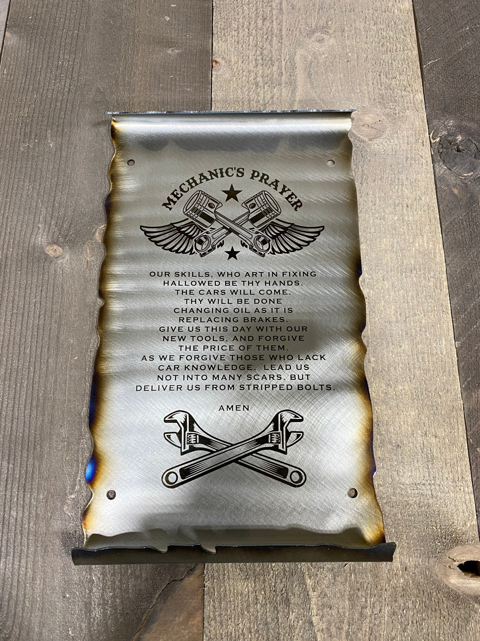 Mechanics Prayer Gift for Mechanics Shade Tree Mechanic - Etsy