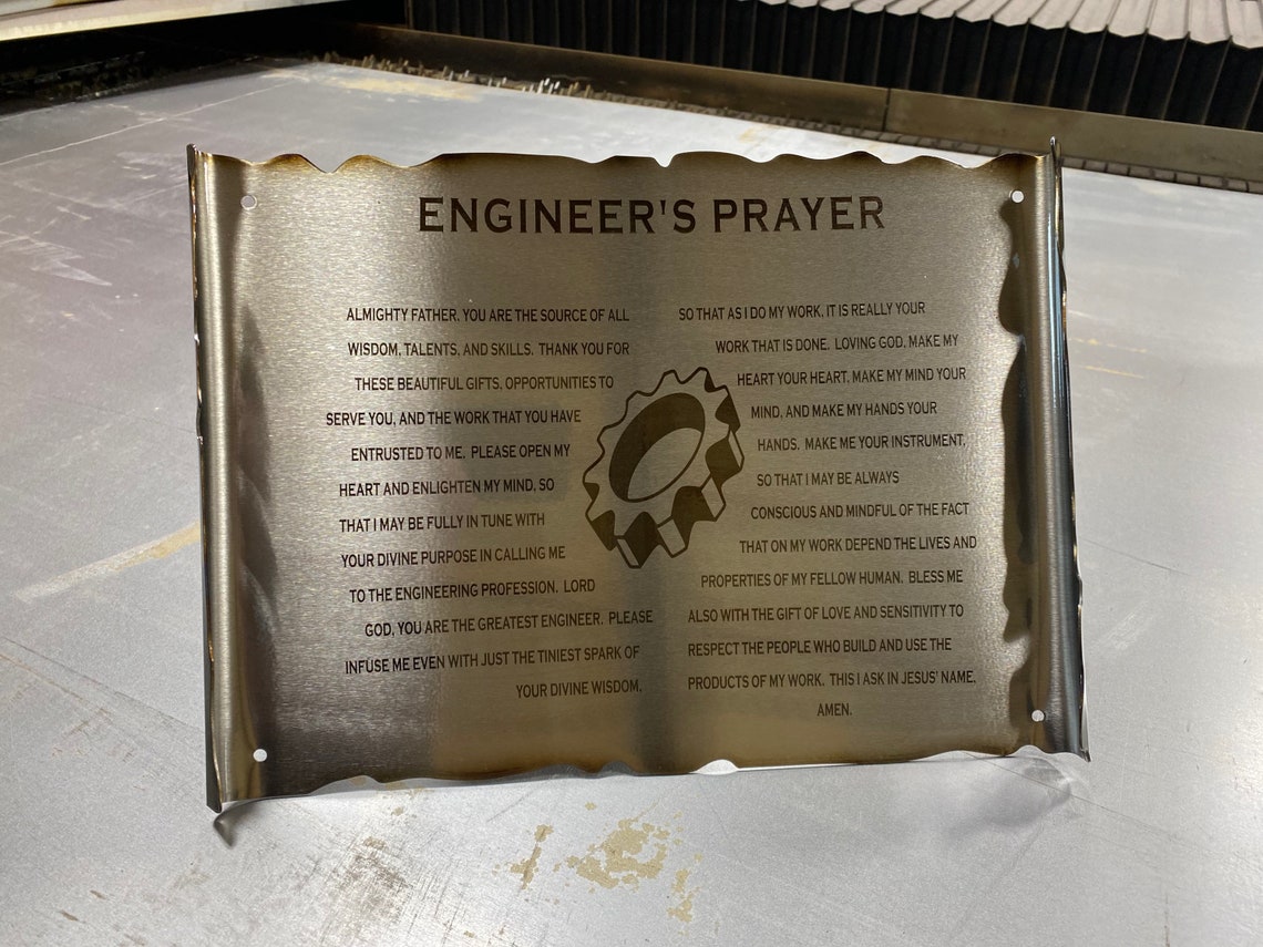 Engineers Prayer Gift for Engineers Electrical Engineer - Etsy