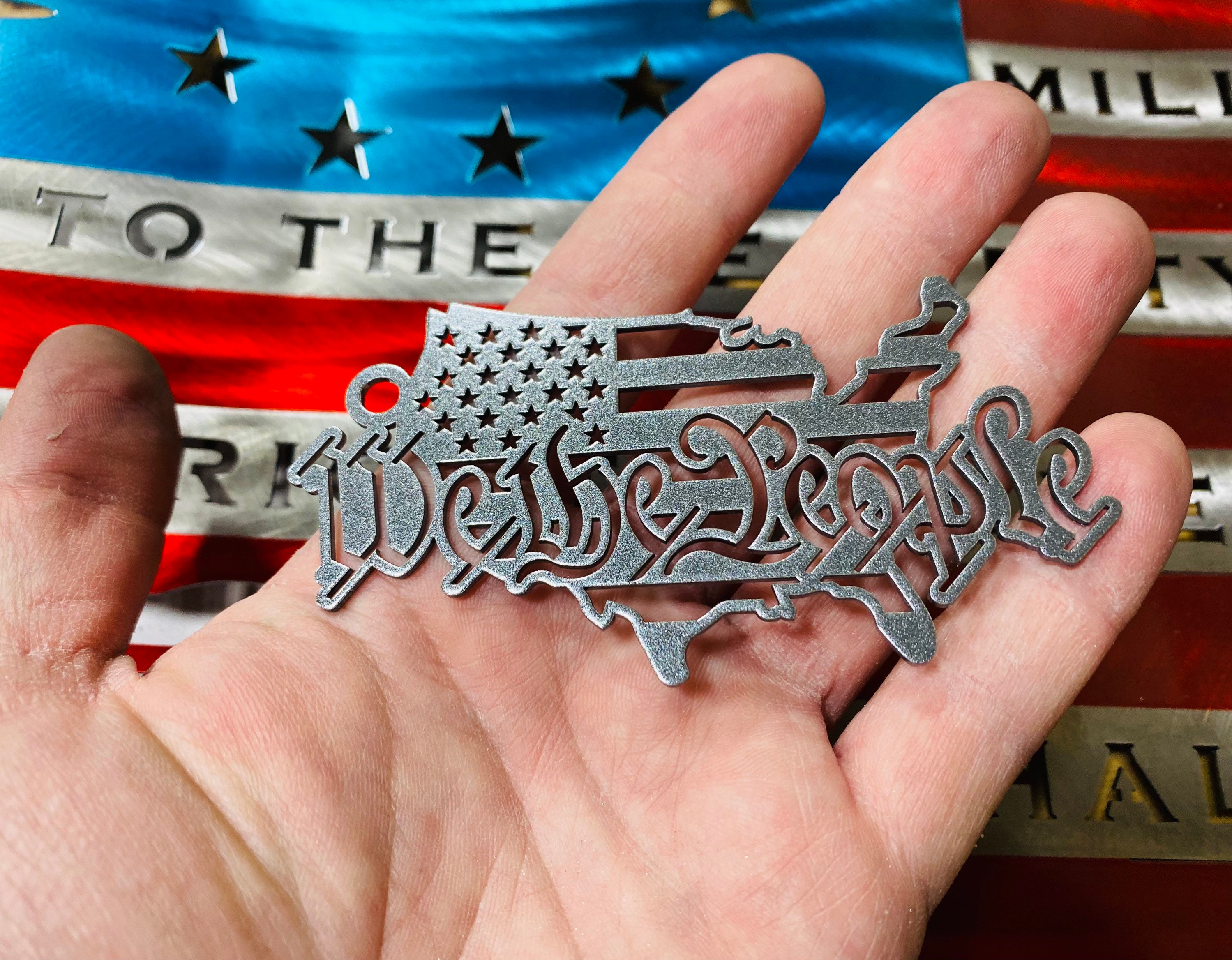 We the People Keychain We the People Second Amendment - Etsy