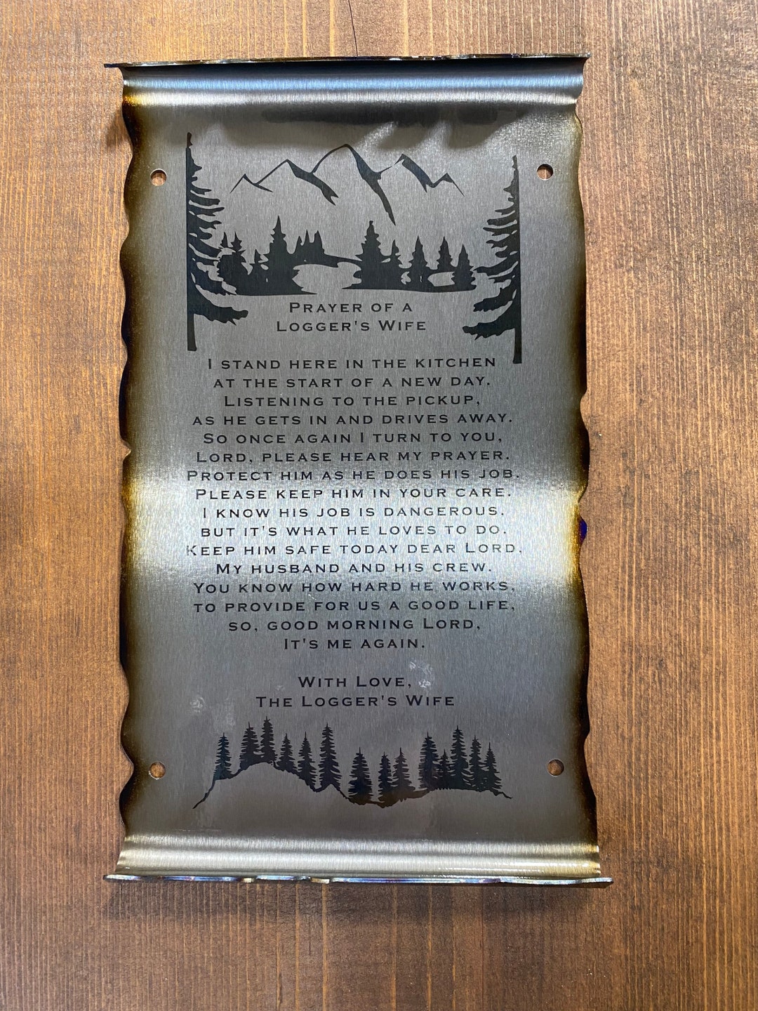 Loggers Wife Prayer Logger Life Logger Gift Ideas - Etsy