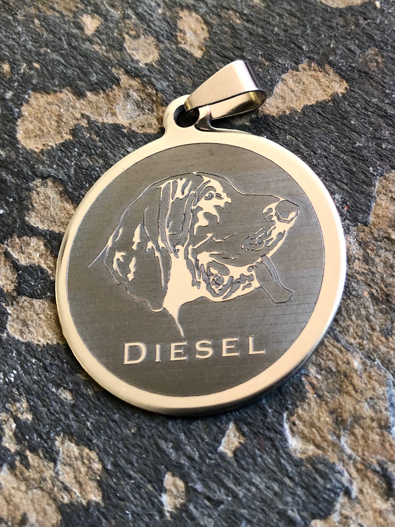 Personalized Pet ID Tags Laser Engraved Relief Engraved Etsy