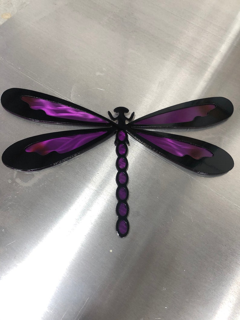 Dragonfly Metal Art, Wall Hanging Garden Decor, Outdoor Decorating ...