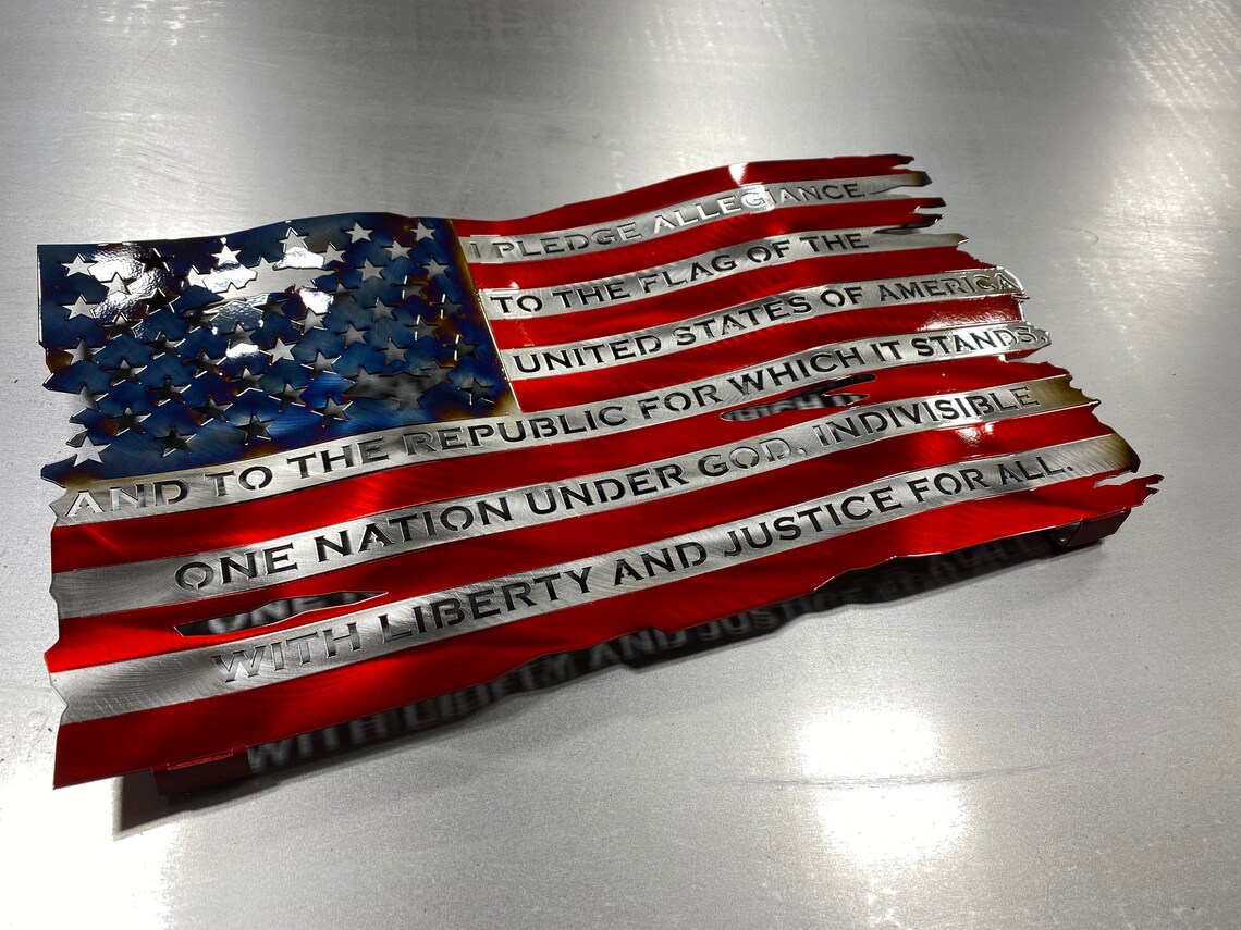 Metal Flag American Flag Metal American Flag American Flag - Etsy