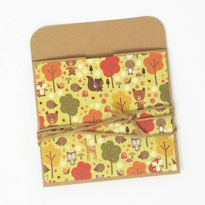Autumn Hot Cocoa Pockets // Woodland Animal Pumpkins // | Etsy