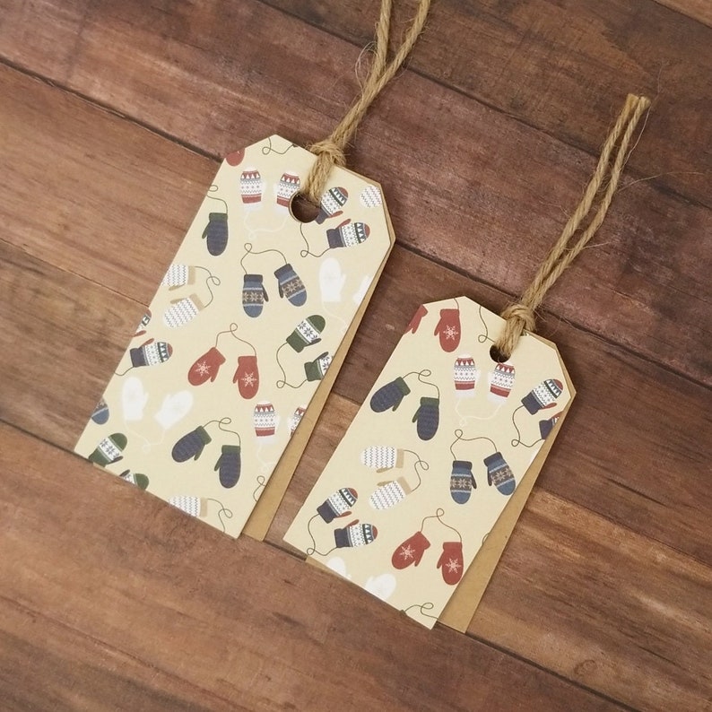 Holiday Gift Tags // Winter Theme // Set of 10 // Christmas - Etsy