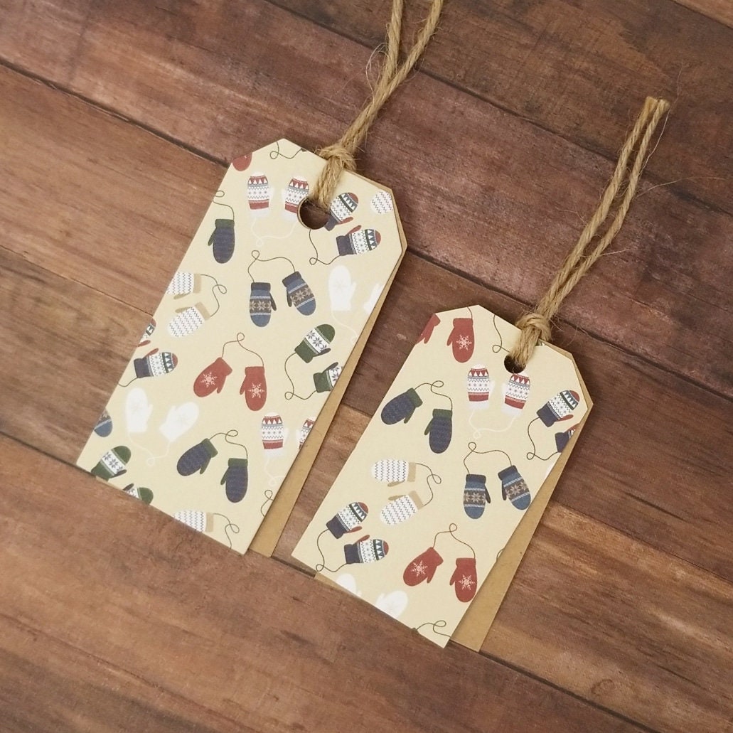 Holiday Gift Tags // Winter Theme // Set of 10 // Christmas | Etsy