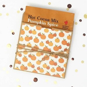 Autumn Hot Cocoa Pockets // Woodland Animal Pumpkins // - Etsy