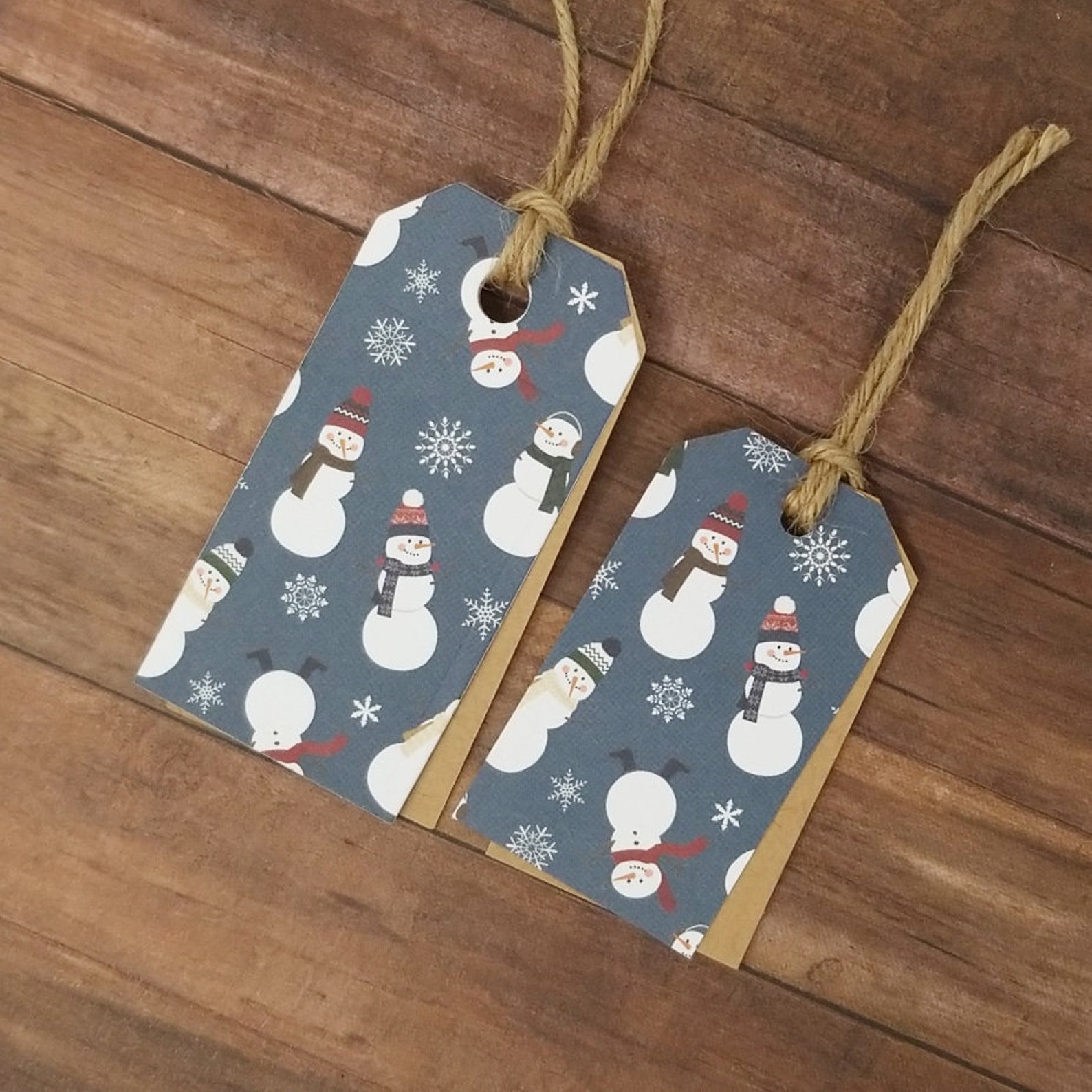 Holiday Gift Tags // Winter Theme // Set of 10 // Christmas - Etsy
