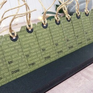 Rustic Holiday Gift Tags // Winter Theme // Set of 10 // Christmas Tags ...