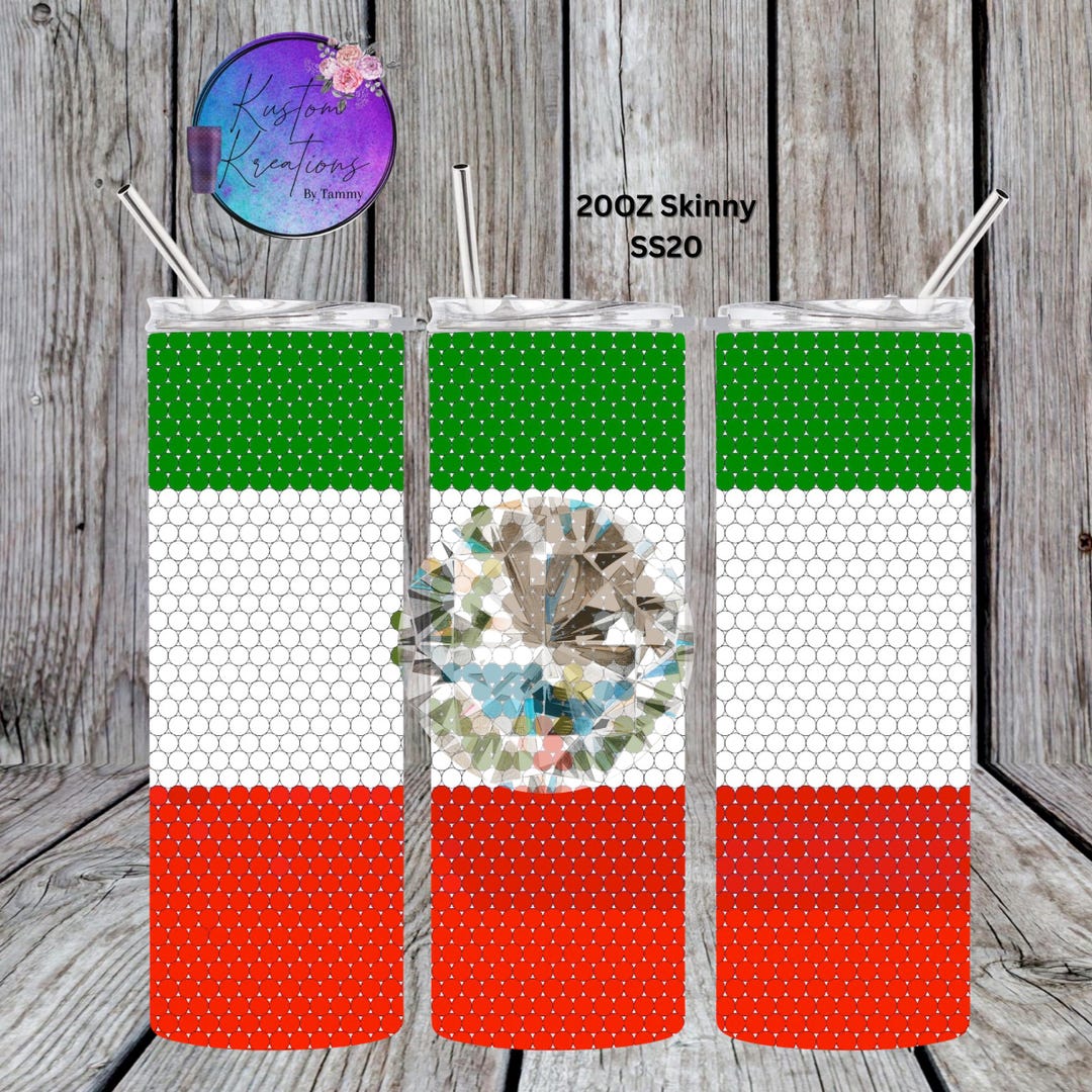 Mexican Flag Rhinestone Template - Etsy