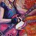MADONNA PAINTING. Acrylic and Gouche 84 X 60 Cm by Angela Tubb - Etsy