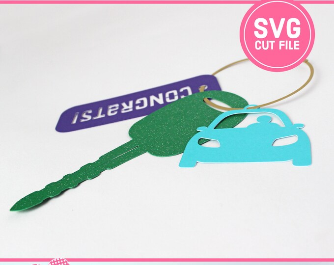 NEW DRIVER SVG, Cut Files, Vector Graphic, Keys, Car, Congrats, 16th ...