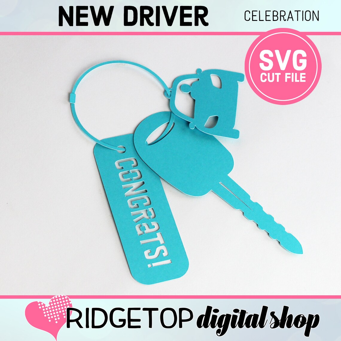 NEW DRIVER SVG Cut Files Vector Graphic Keys Car - Etsy