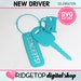 NEW DRIVER SVG, Cut Files, Vector Graphic, Keys, Car, Congrats, 16th ...
