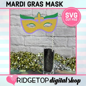MARDI GRAS MASK, Svg, Photo Booth Prop, Mardi Gras Party, Fat Tuesday ...