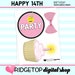 14th Birthday, PHOTO BOOTH PROPS, Pink, 14th Birthday Party, Birthday ...
