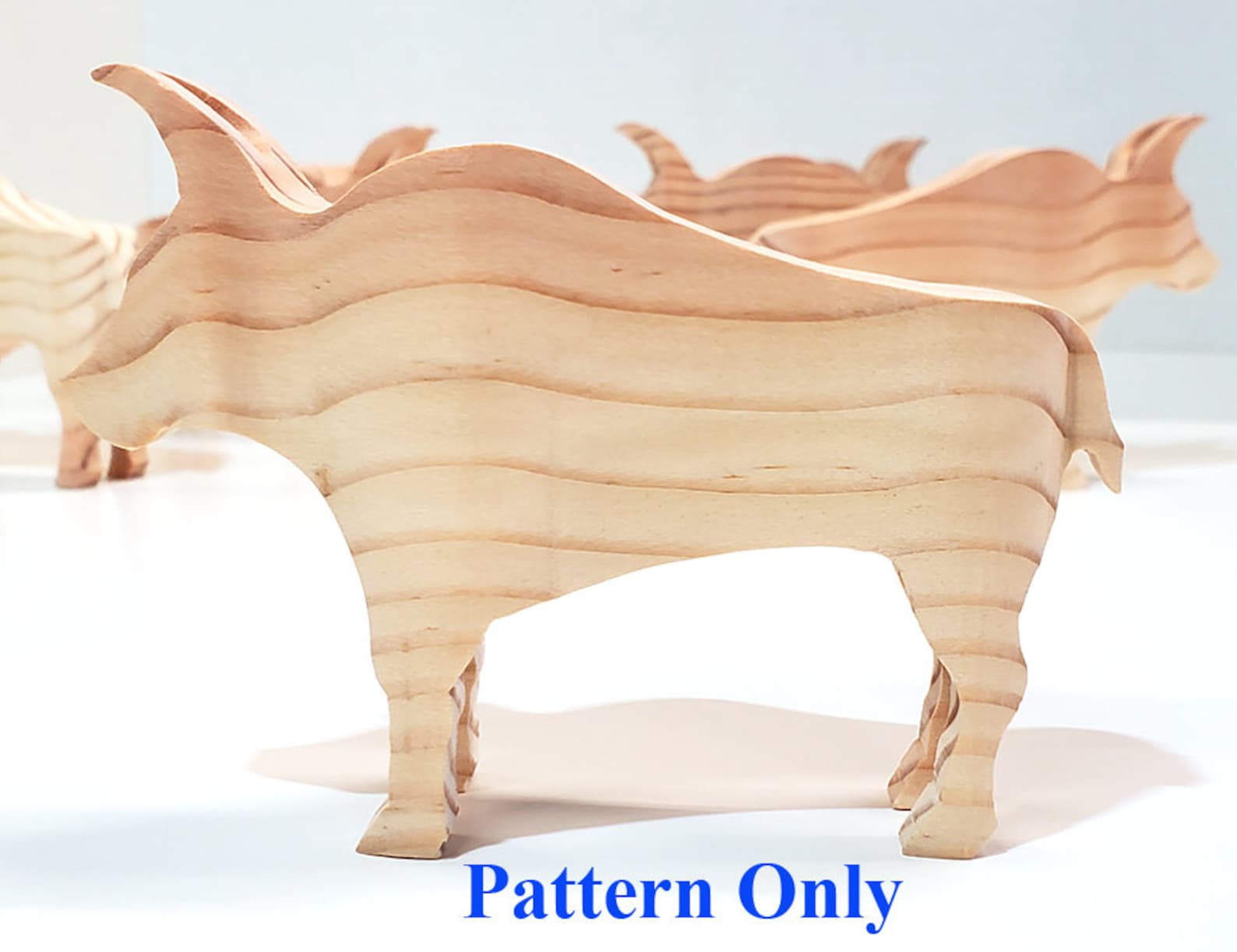 Band Saw / Scroll Saw Bull Pattern - Etsy