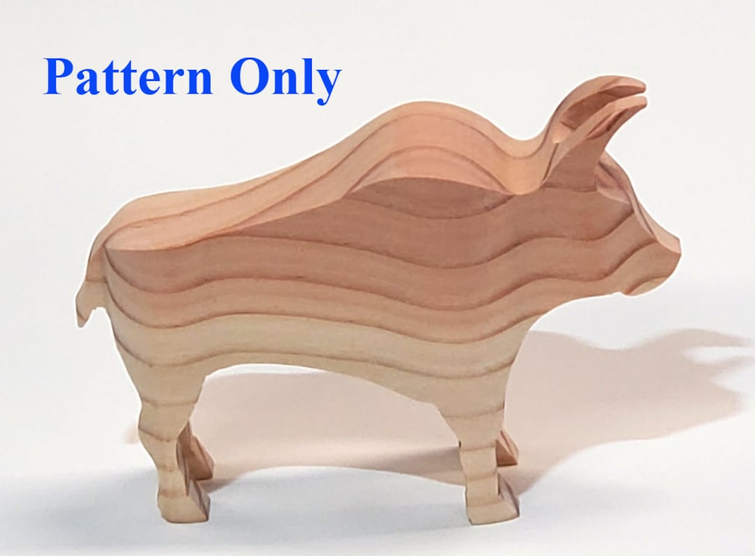Band Saw / Scroll Saw Bull Pattern - Etsy