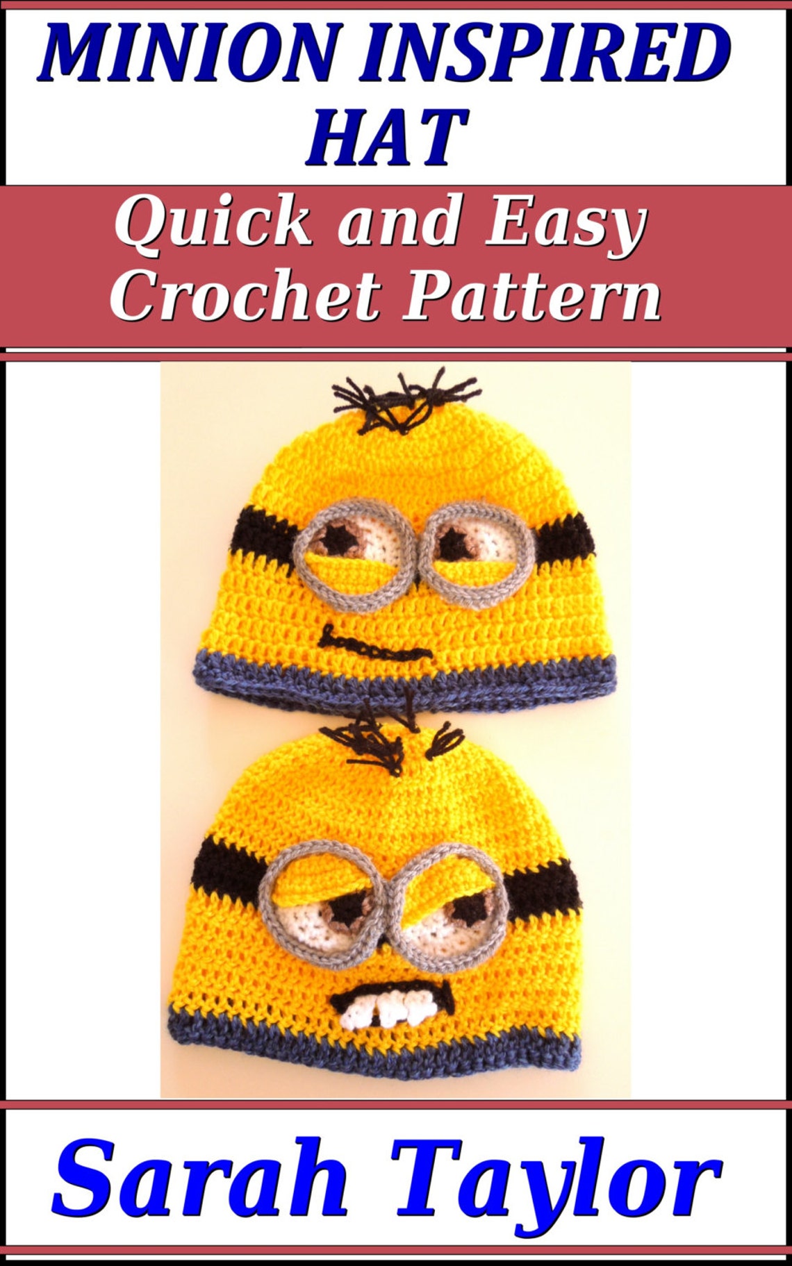 Minion Crochet Pattern Crochet Beanie Easy Crochet Pattern | Etsy