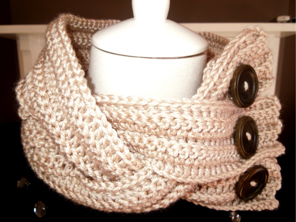 Crochet PATTERN Neckwarmer Quick and Easy Project | Etsy