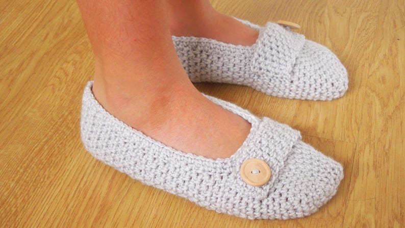 CROCHET PATTERN - House Slippers - Ebook Pattern - Etsy