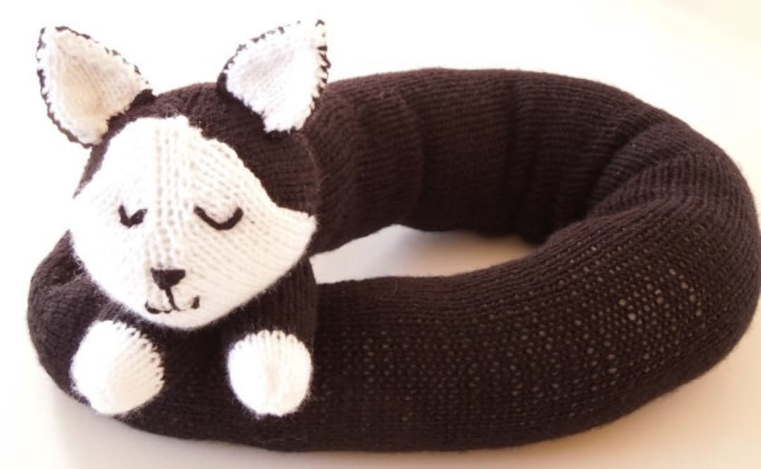 Knitting PATTERN - Kitty Draft Excluder/draught Excluder - Instant ...