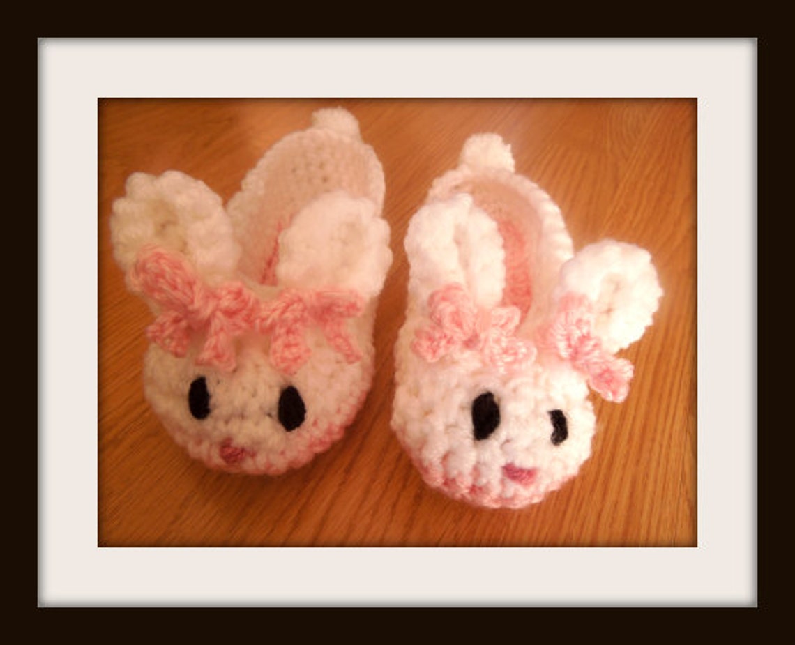 Bunny House Slippers Crochet Pattern House Slippers Women | Etsy