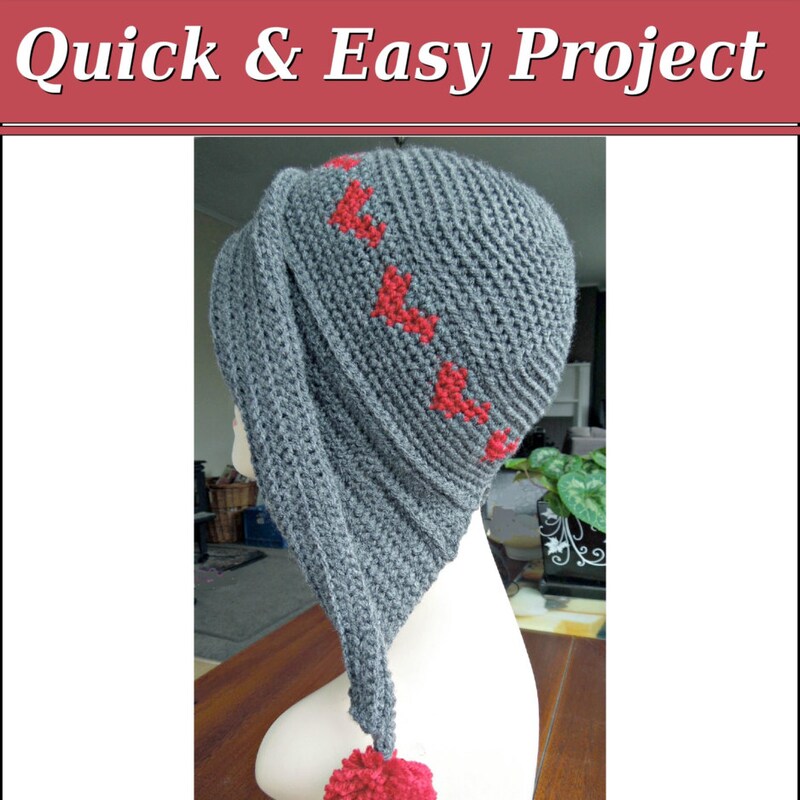 Crochet Heart Hat - Etsy