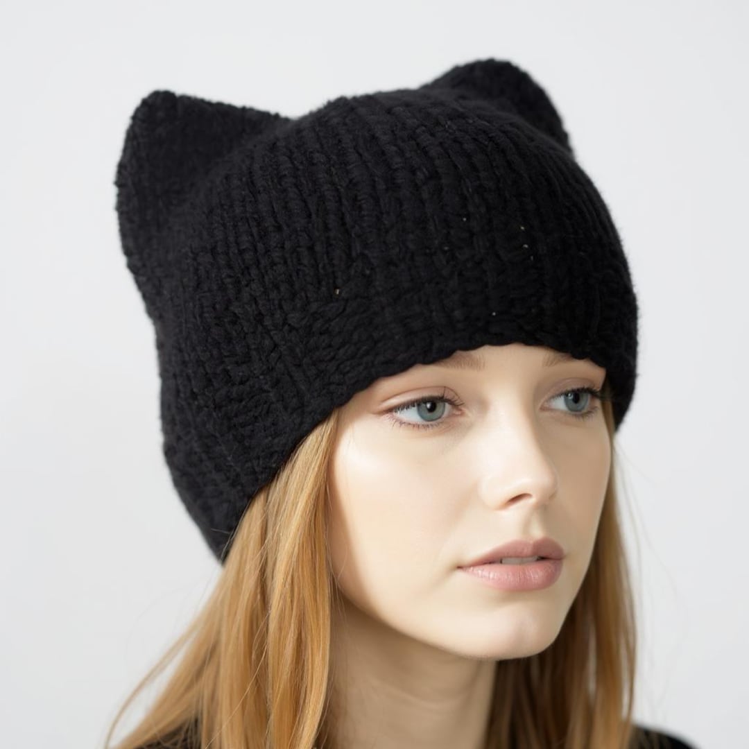 KNITTING PATTERN - Cat Ears Hat - Etsy