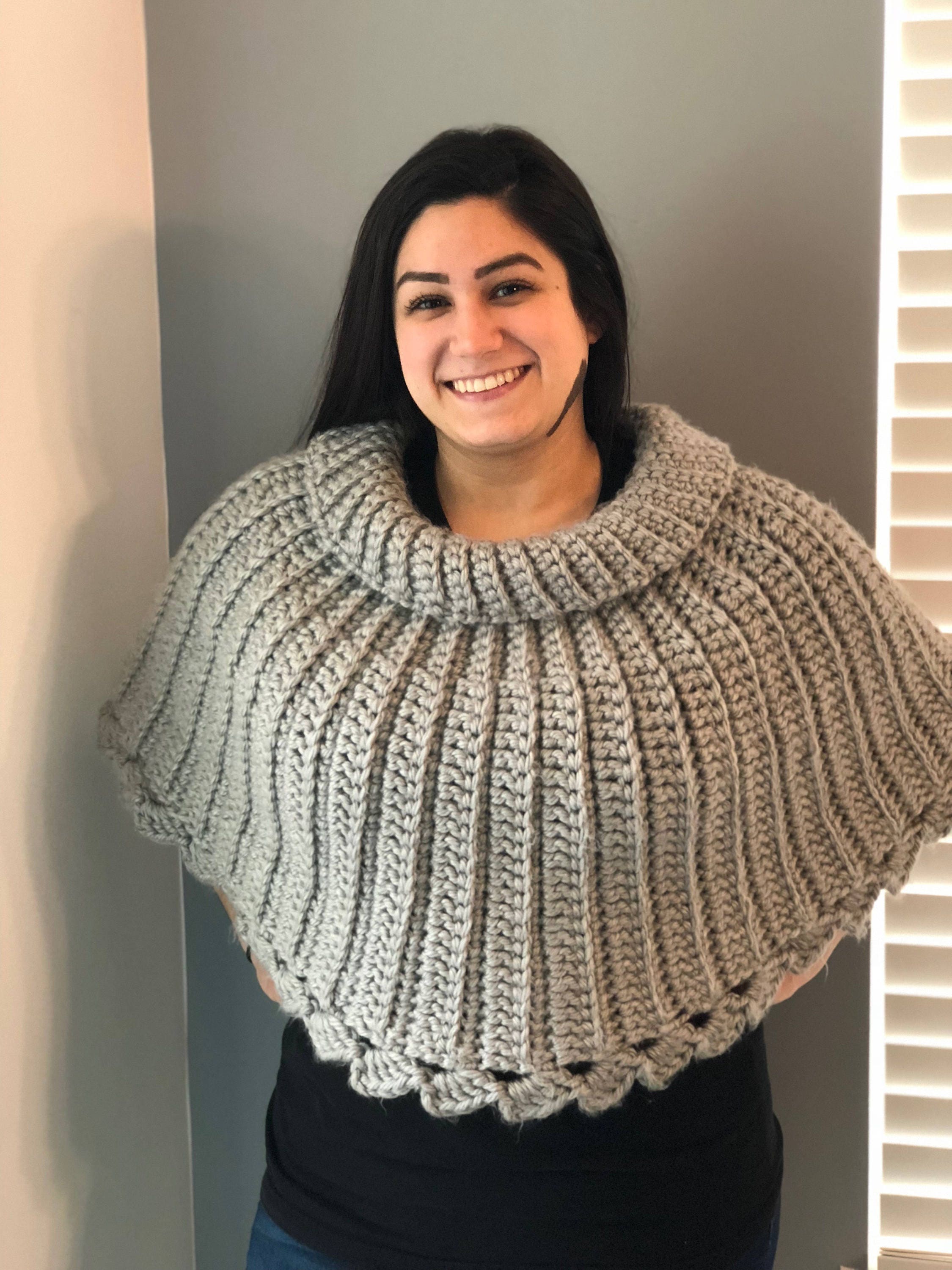 CROCHET PATTERN - Capelet - Easy to Make - Etsy