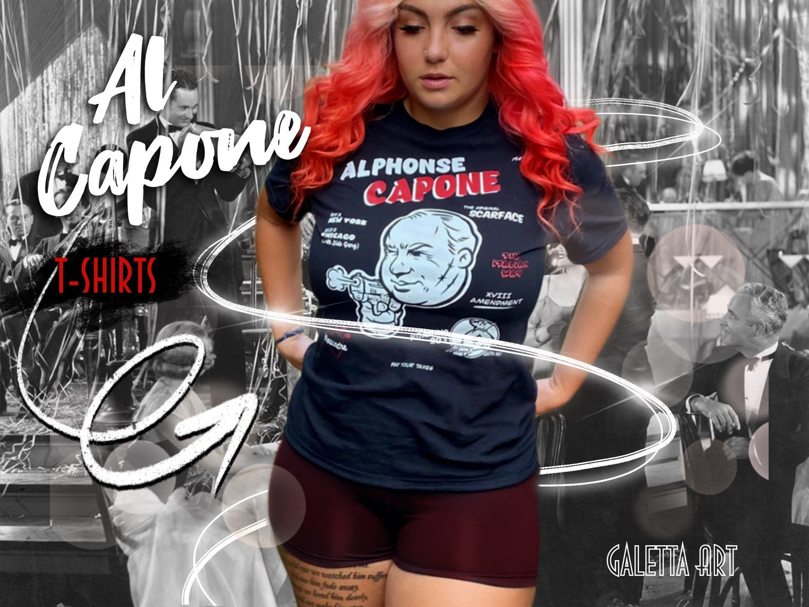 Capone Unisex T-shirt/sweatshirt Gift for Dad Gangster - Etsy