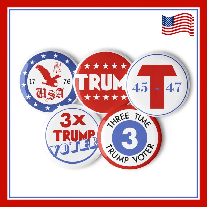 Trump Happy Lapel Pin - Etsy