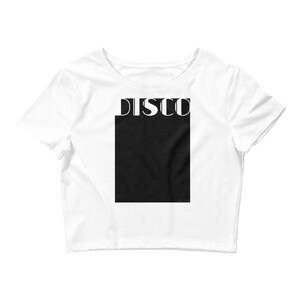 Disco, Crop Top, Music Gift, Retro, Style, Gift for Her - Etsy