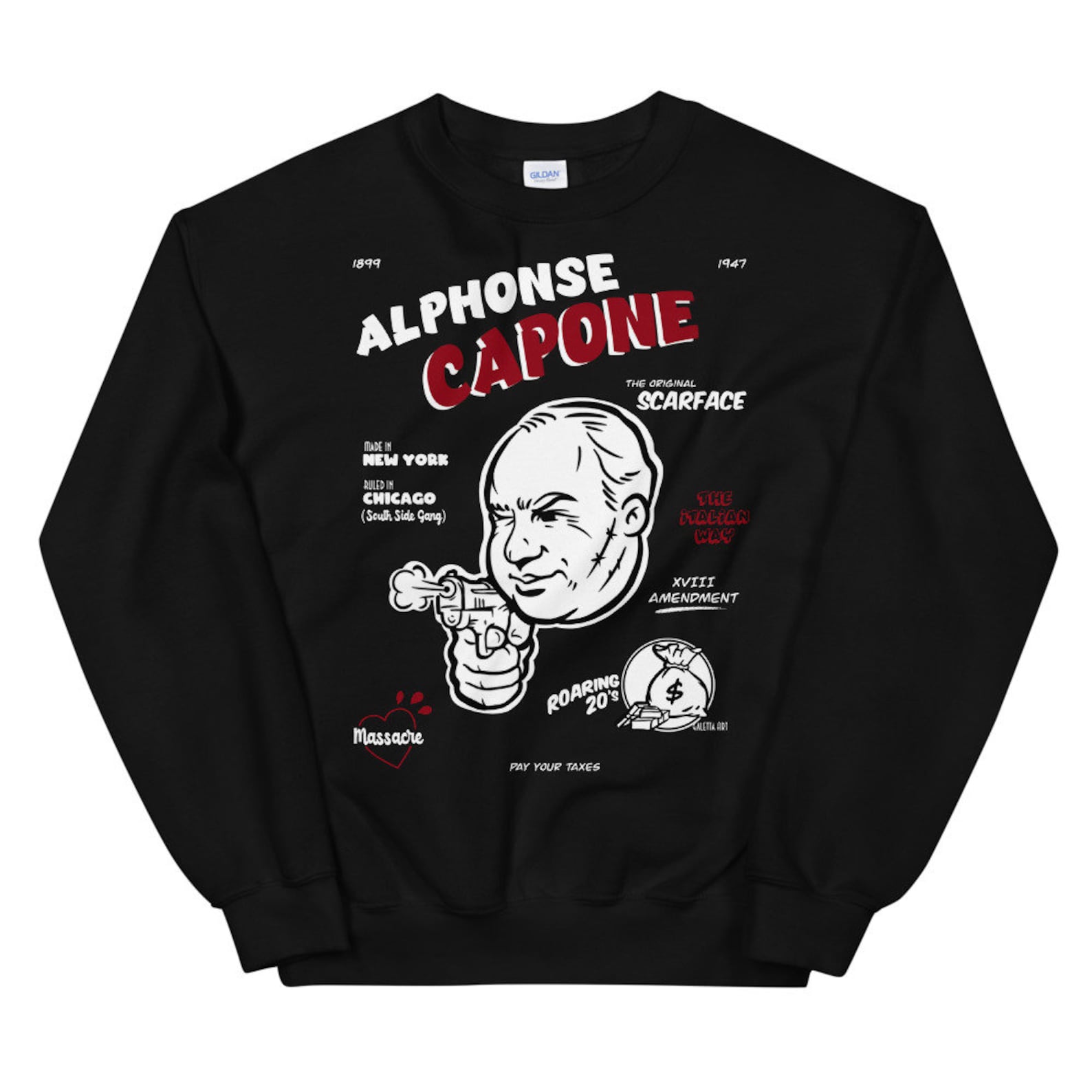 Capone Unisex T-shirt/sweatshirt Gift for Dad Gangster - Etsy