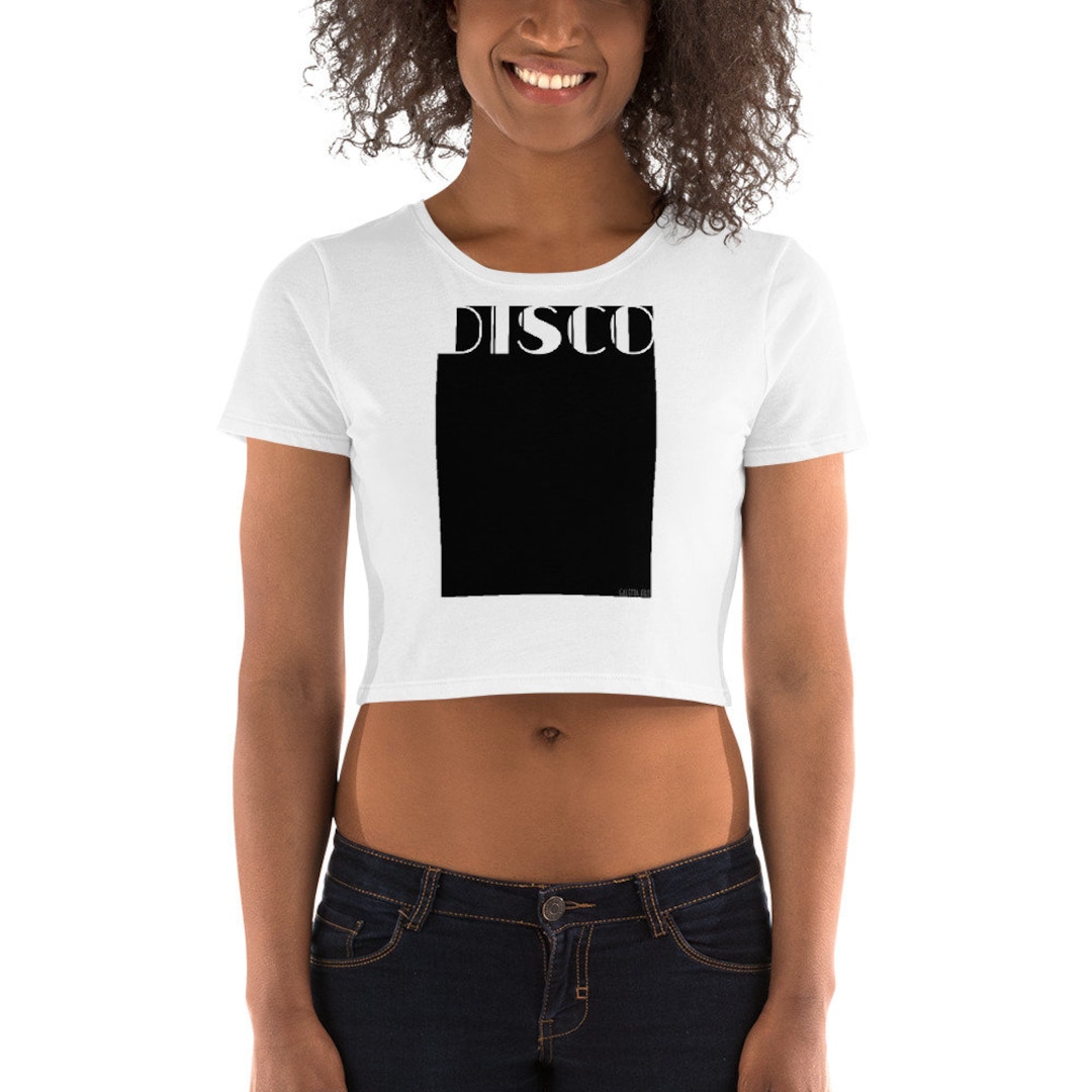 Disco, Crop Top, Music Gift, Retro, Style, Gift for Her - Etsy