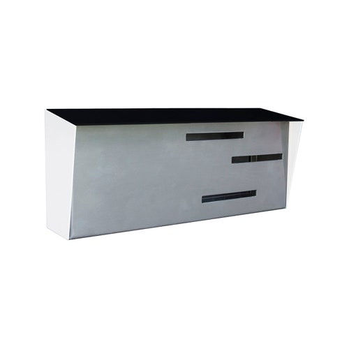 Modern Mailbox Mid Century Modern Mailbox Horizontal - Etsy