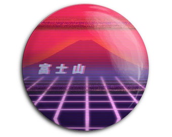 Button or Magnet 1.25 Vaporwave Chillwave Retro | Etsy