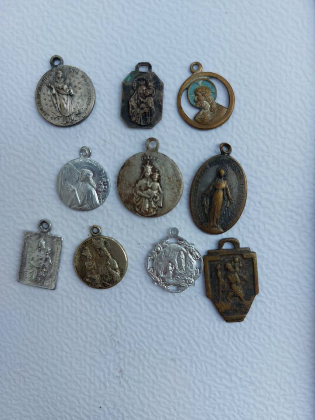 10 Catholic Religious Medals - Etsy