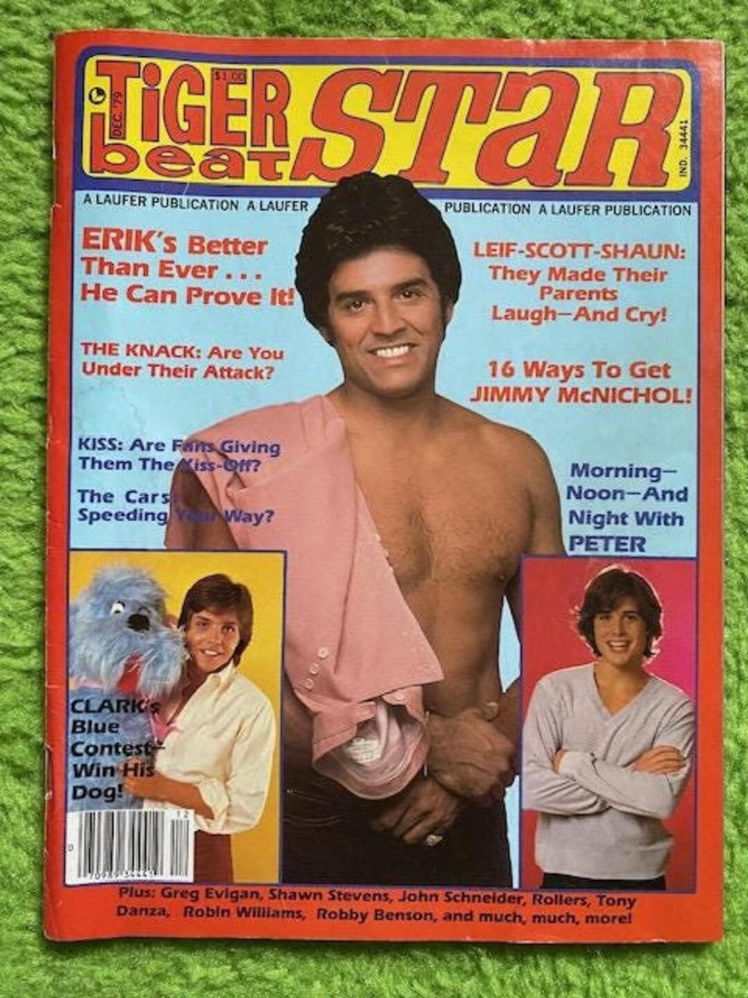 Vintage Tiger Beat Star Magazine IND 3441 December 1979 ERIC ESTRADA ...