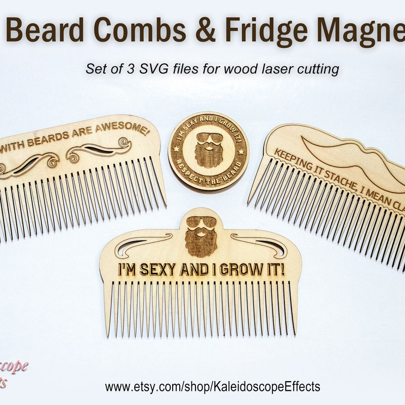 Beard Comb Svg Files - Etsy