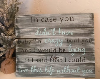 Song lyric signs | Etsy