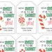Christmas, Holiday Tags for Treats, Teacher Gift Tags, Caretaker Gift ...