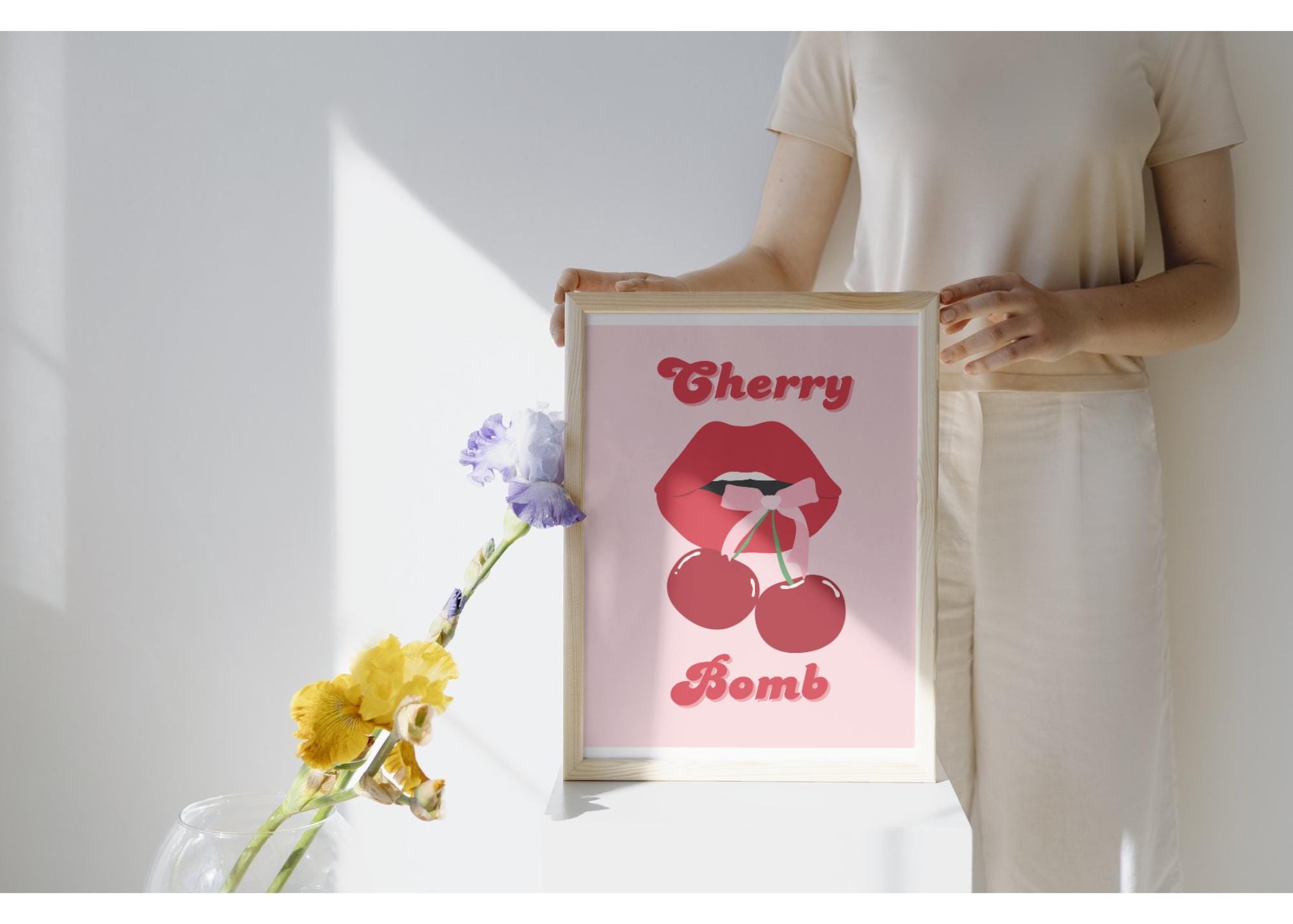 Cherry Bomb Poster, Printable - Etsy