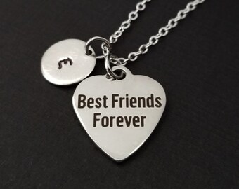 Friendship Gift Custom Necklace Personalized Best Friend - Etsy