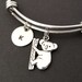 Koala Bangle Bracelet- Koala Charm Bracelet - Expandable Bangle - Charm ...