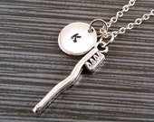 Silver Toothrush Necklace Dental Assistant Necklace - Etsy