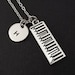Keyboard Necklace - Band Student Necklace - Personalized Necklace ...