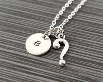 Question Mark Necklace | Etsy
